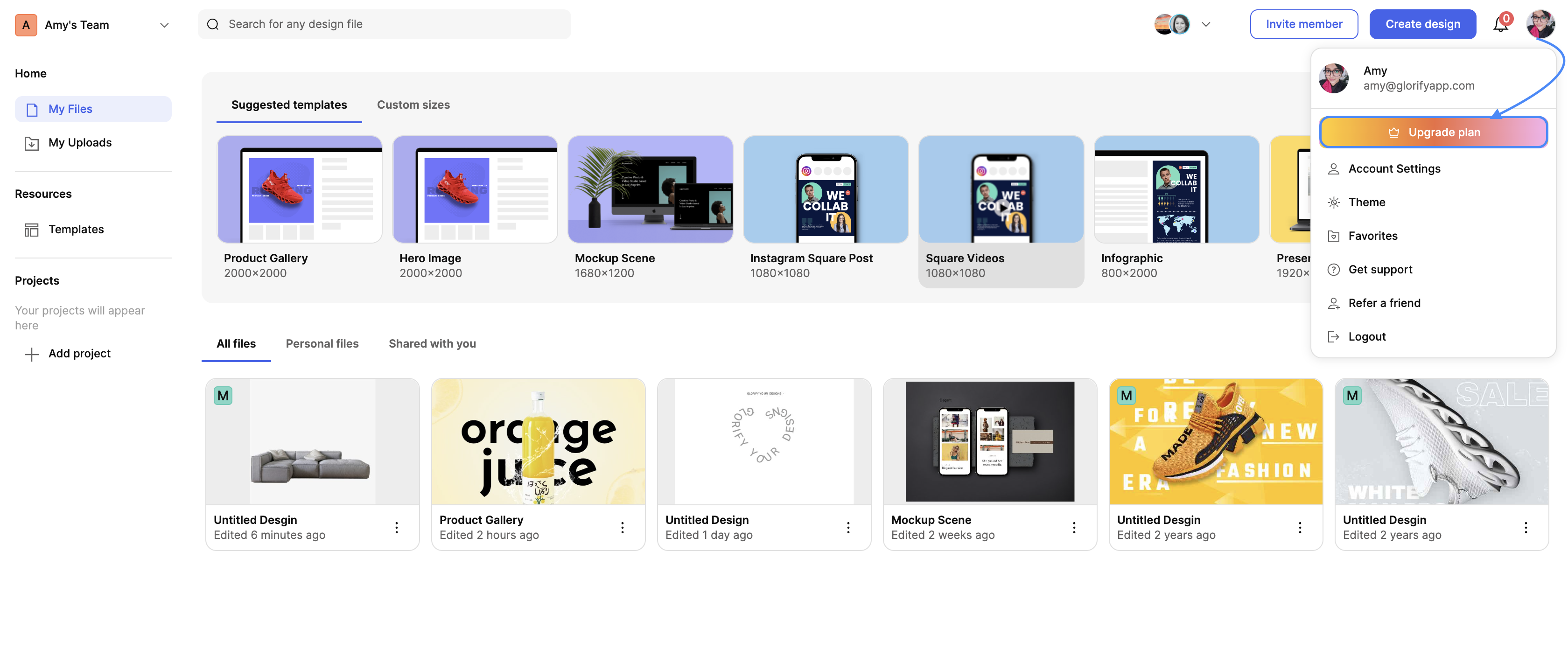 [Glorify] Upgrade or change your plan – Leadpages Knowledge Base